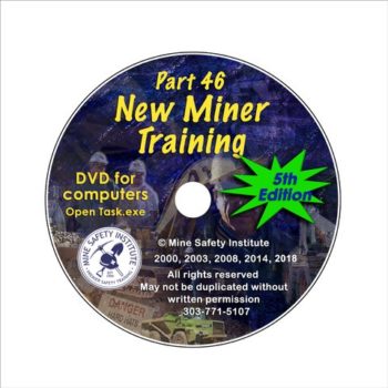 MSHA Part 46 New Miner Training DVD Videos | Mine Safety Institute